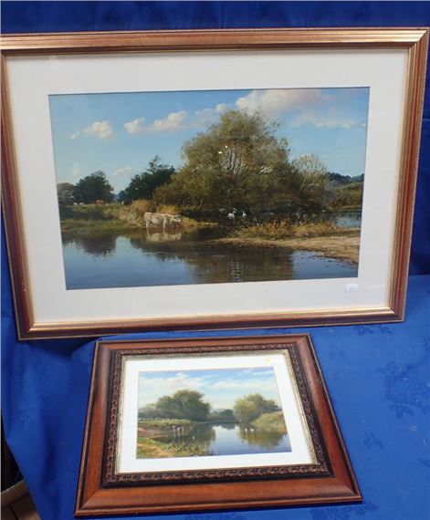 Colin Richens | THE RIVER STOUR AT WIMBORNE | MutualArt