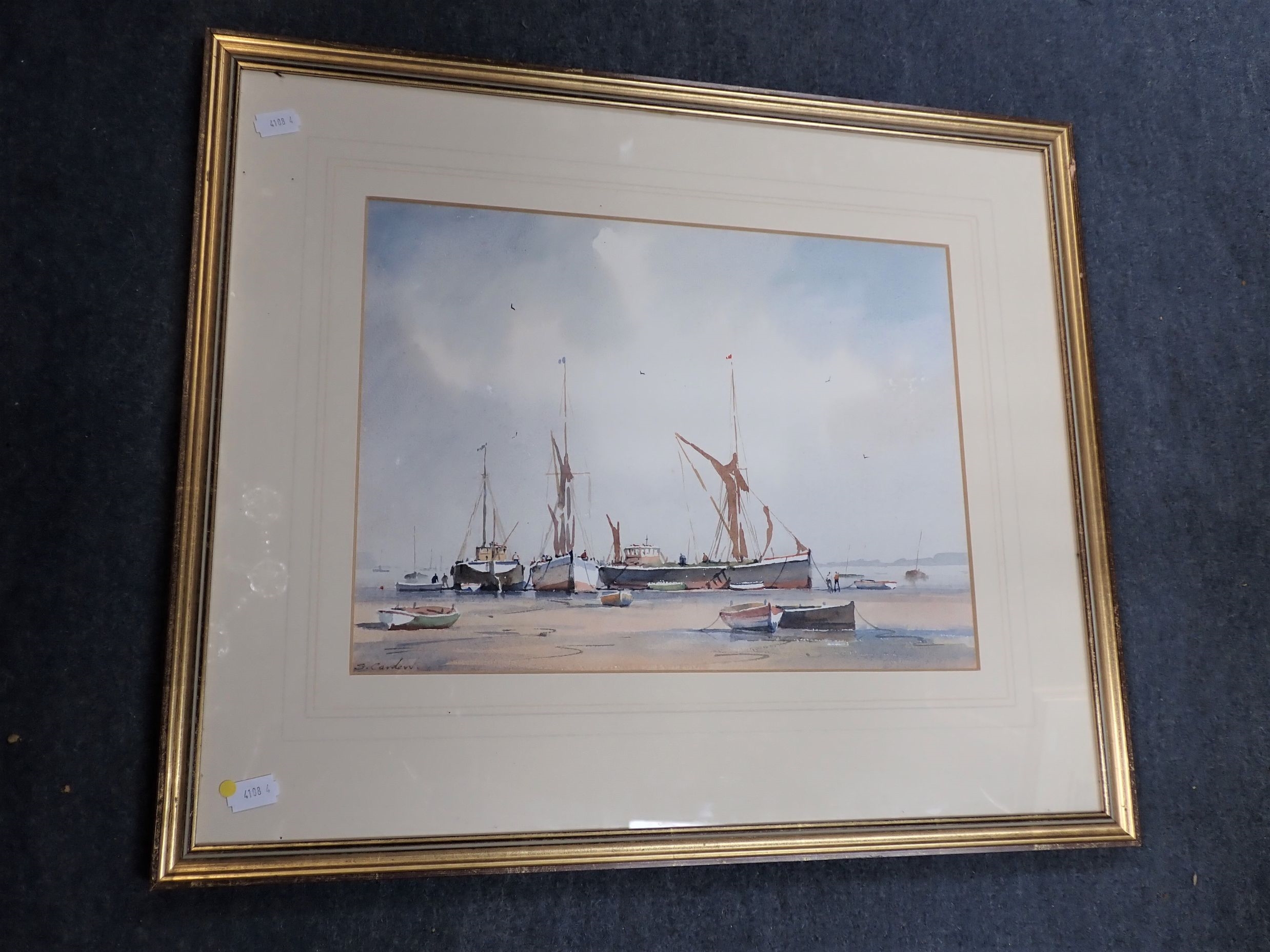 Sidney Cardew | FISHING BOATS IN HARBOUR | MutualArt