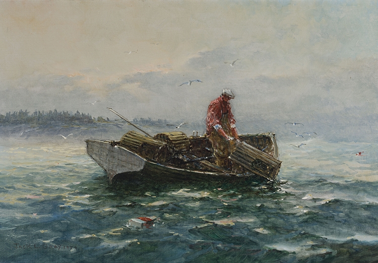 Jack Lorimer Gray | The Lobster Fisherman (1959) | MutualArt