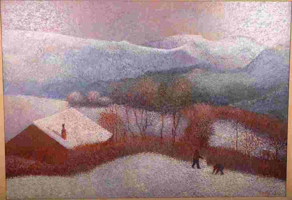 Jean Vollet | Winter mountain landscape | MutualArt