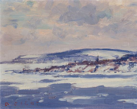 Robert Pilot | View of Lauzon from Québec | MutualArt