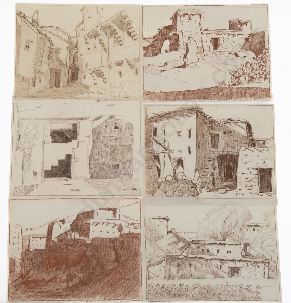 John Weeks | Twelve North African Architectural Studies | MutualArt