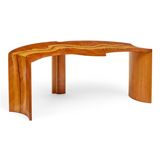 Wendy Stayman | Streamlined With Two Waterfalls (Coffee Table) (87 ...