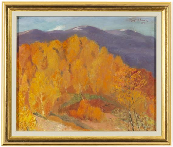 Curt Clemens | Autumn landscape (1941) | MutualArt