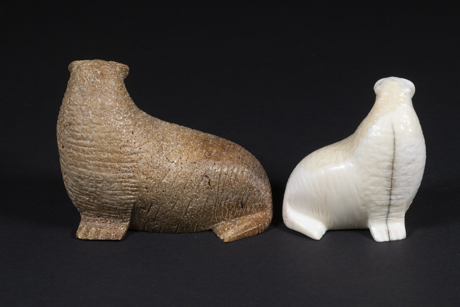Aaron Oseuk | INUIT SCULPTURES OF WALRUSES | MutualArt
