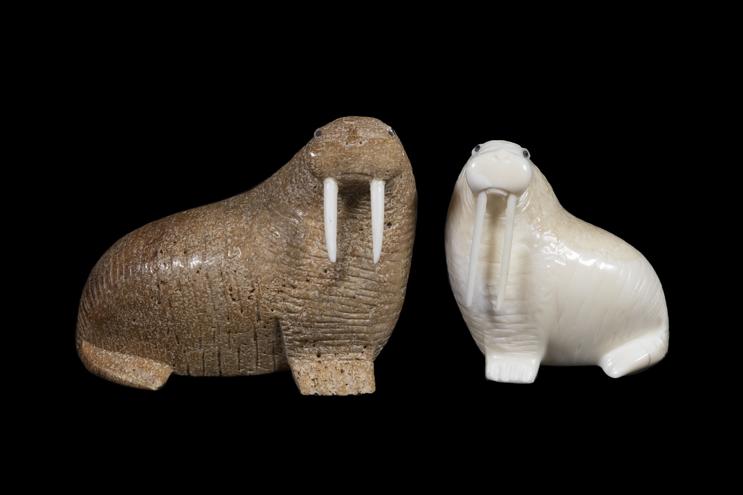 Aaron Oseuk | INUIT SCULPTURES OF WALRUSES | MutualArt