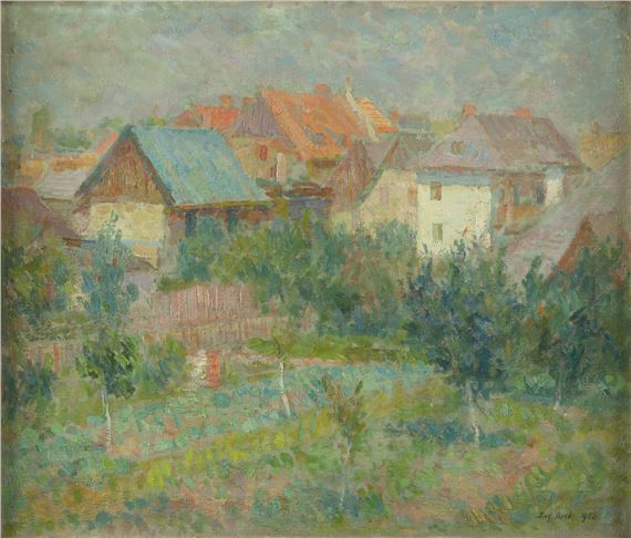 Eugeniusz Arct | Landscape from Kazimierz (1956) | MutualArt
