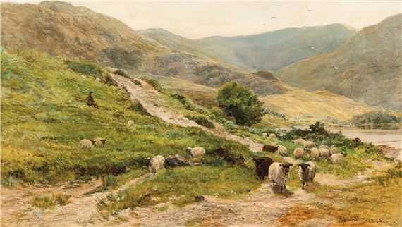 John Smart | The South Side of Loch Achray (1871) | MutualArt