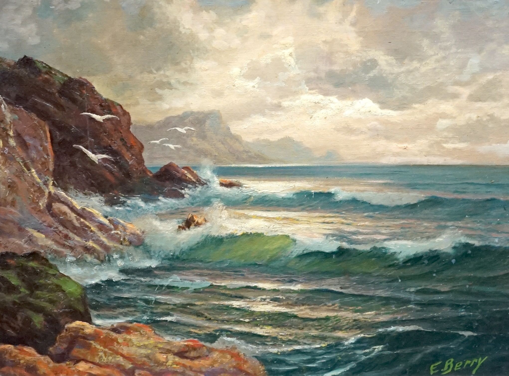 E. Berry | E a pair of oils on canvas | MutualArt