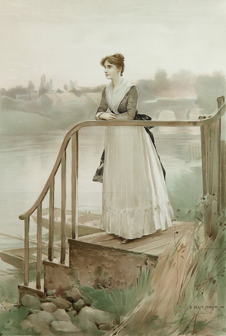 Edward Moran | Longing Gaze | MutualArt