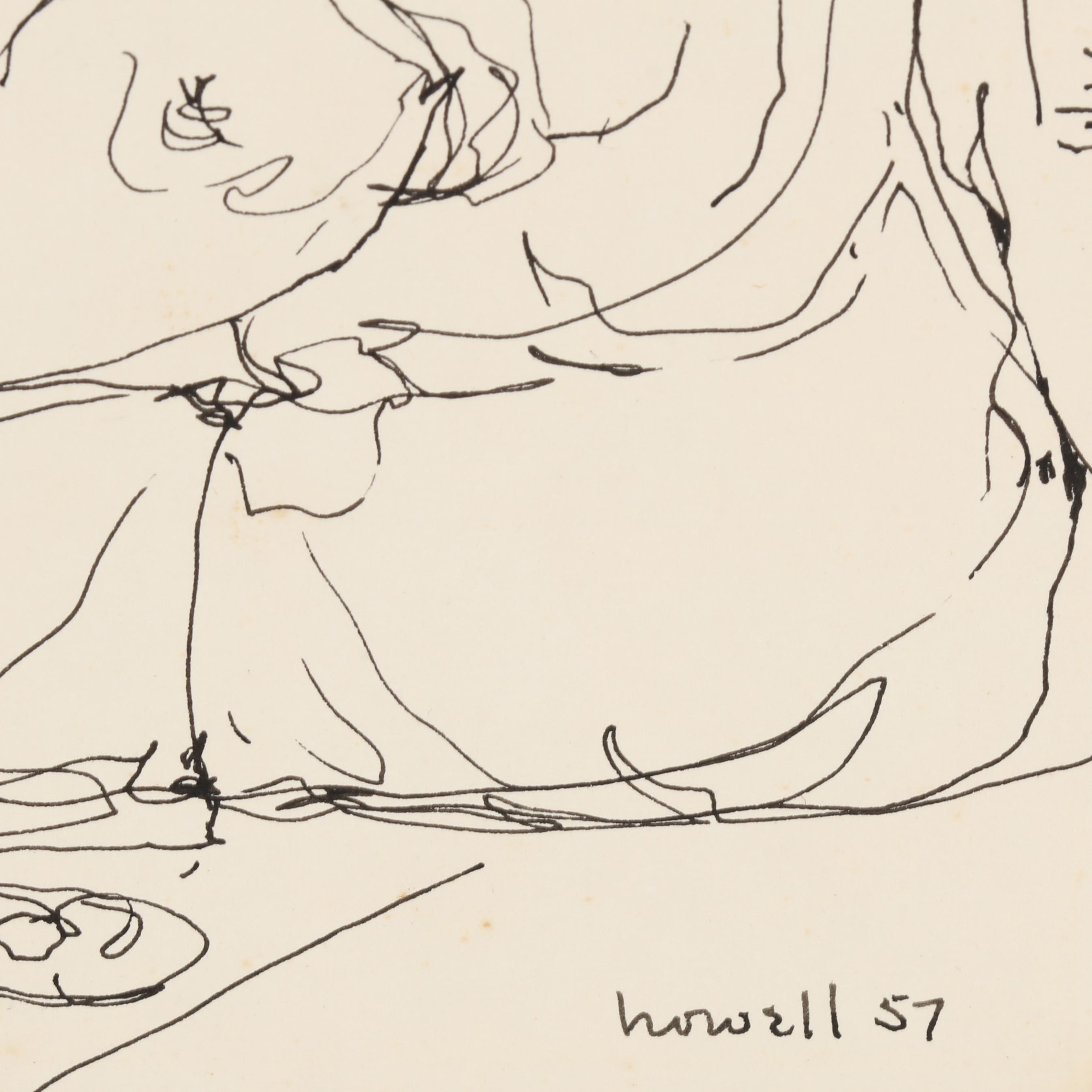 Claude Howell | The Picnic, Wrightsville (1957) (1957) | MutualArt