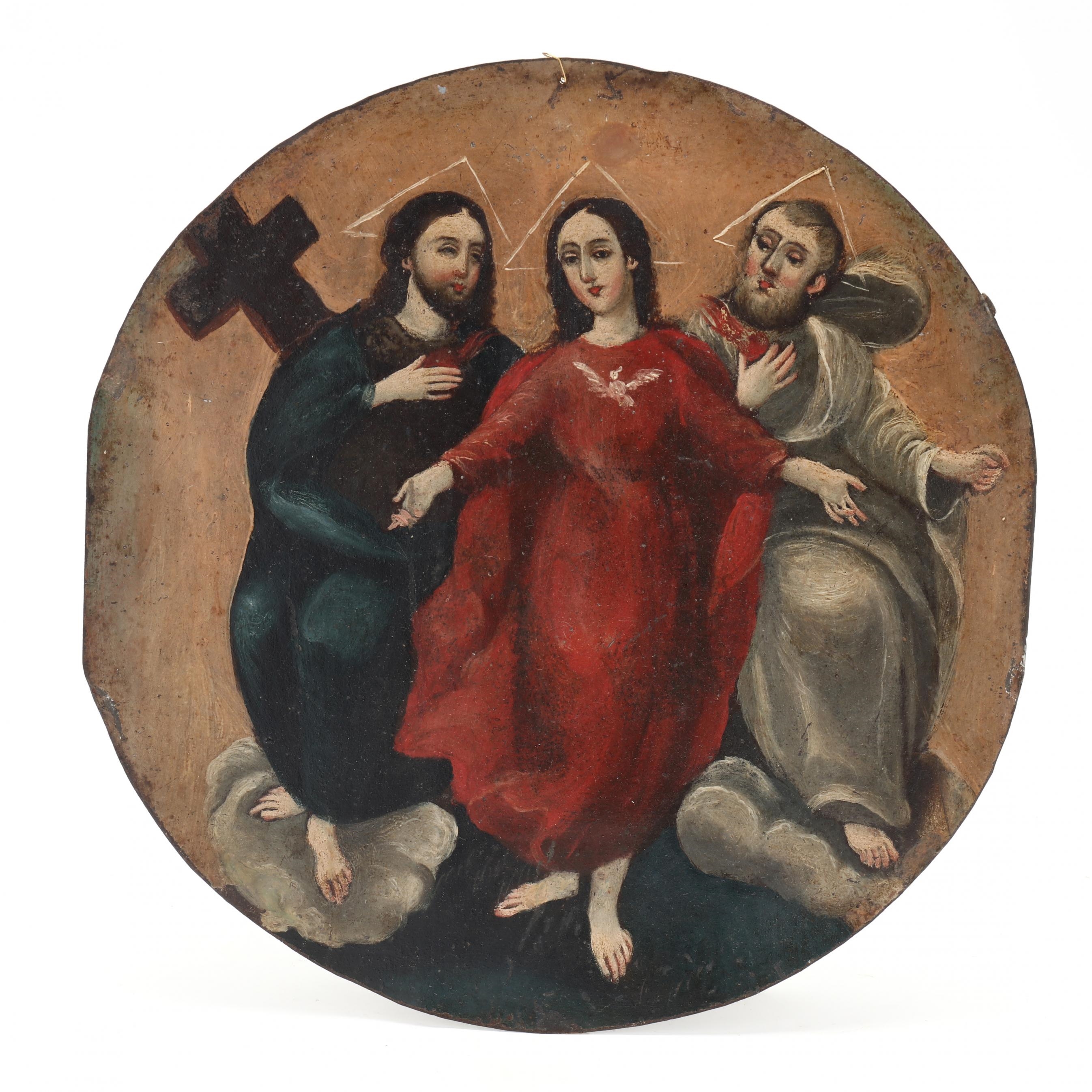 Spanish Colonial School, 19th Century | The Holy Trinity | MutualArt