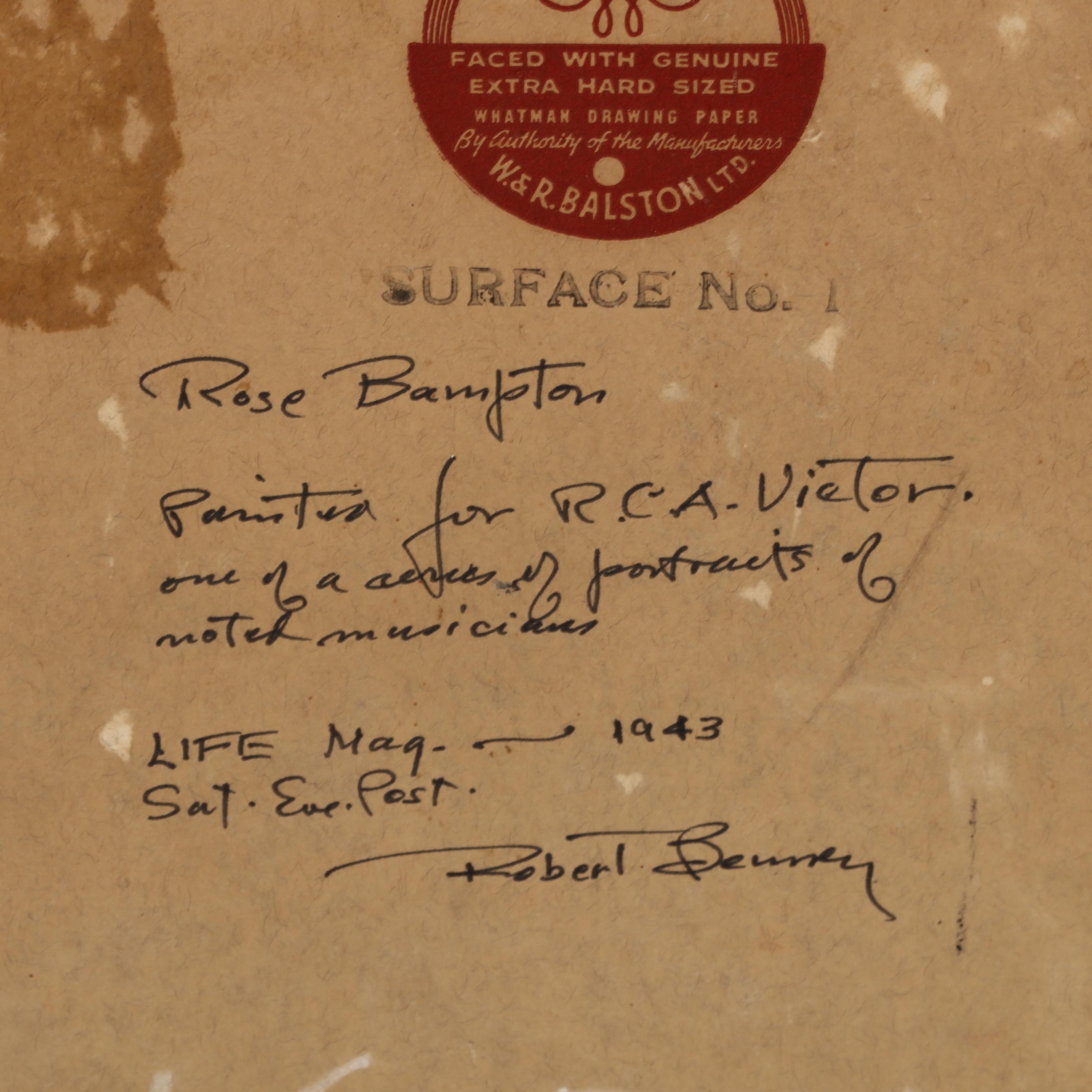 Robert Benney | Portrait of Rose Bampton (1943) | MutualArt