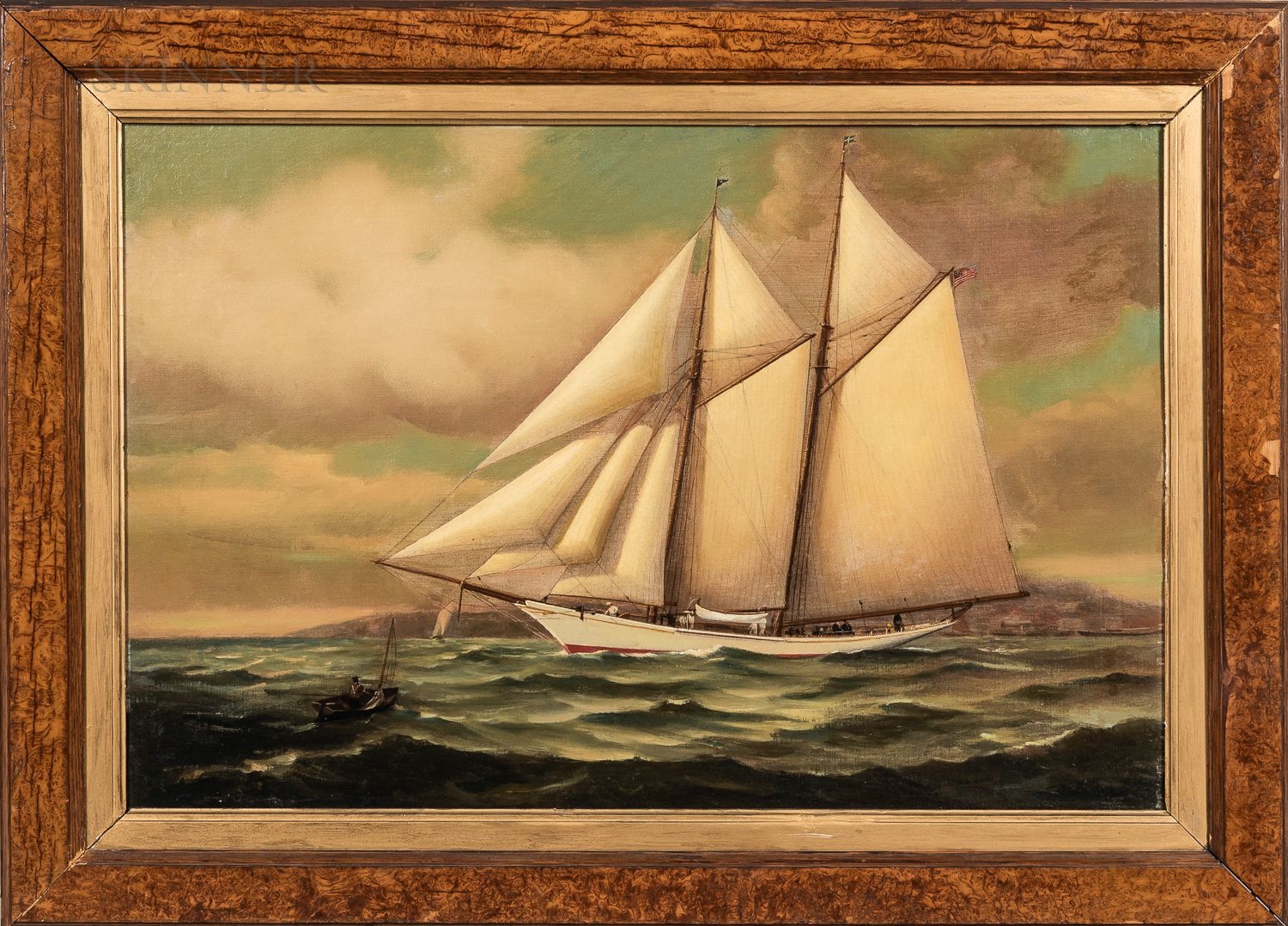 Anglo-American School, 19th Century | Sailing Ships (19th Century ...