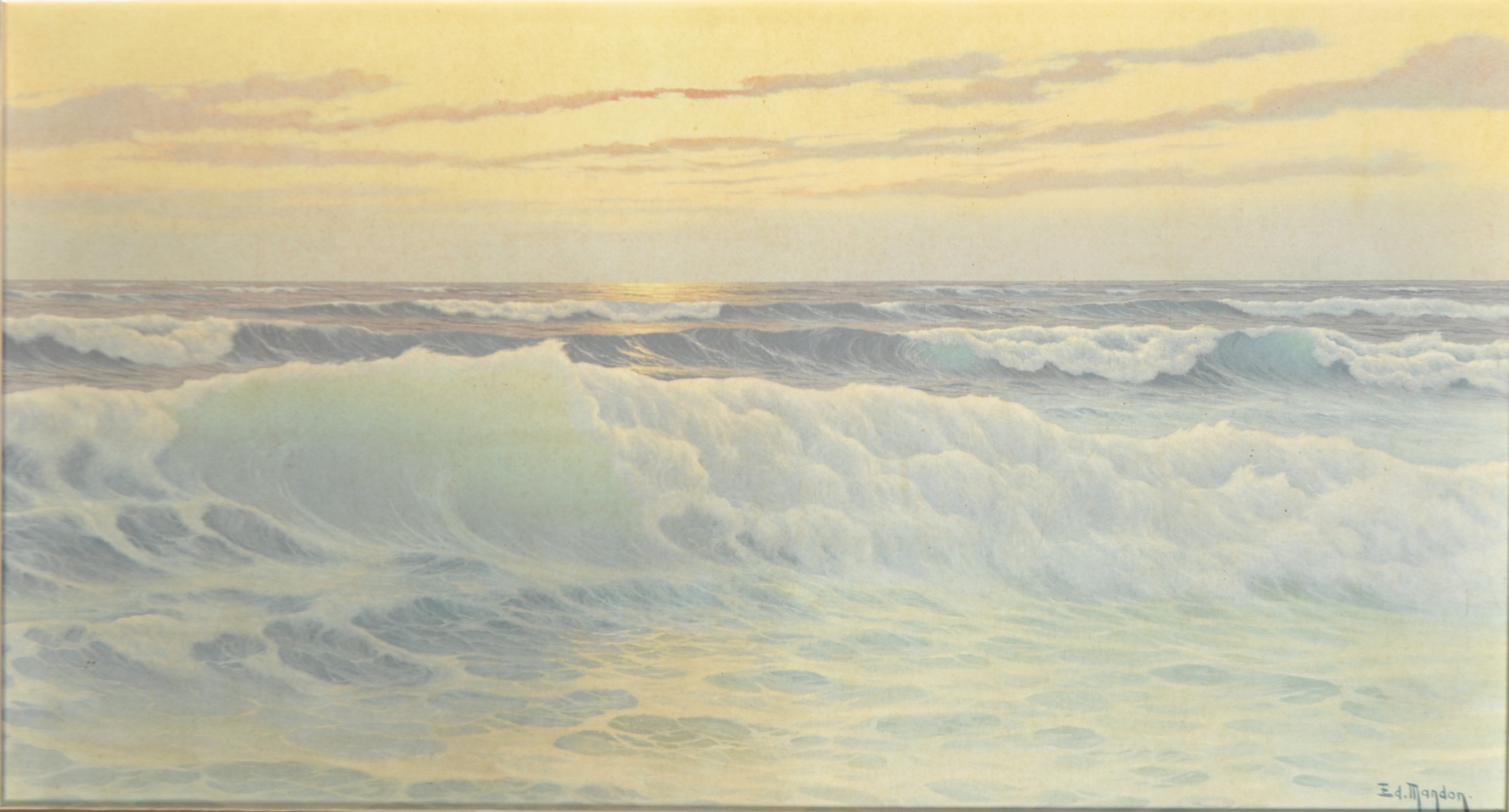 Edouard Mandon | Tumbling Waves | MutualArt