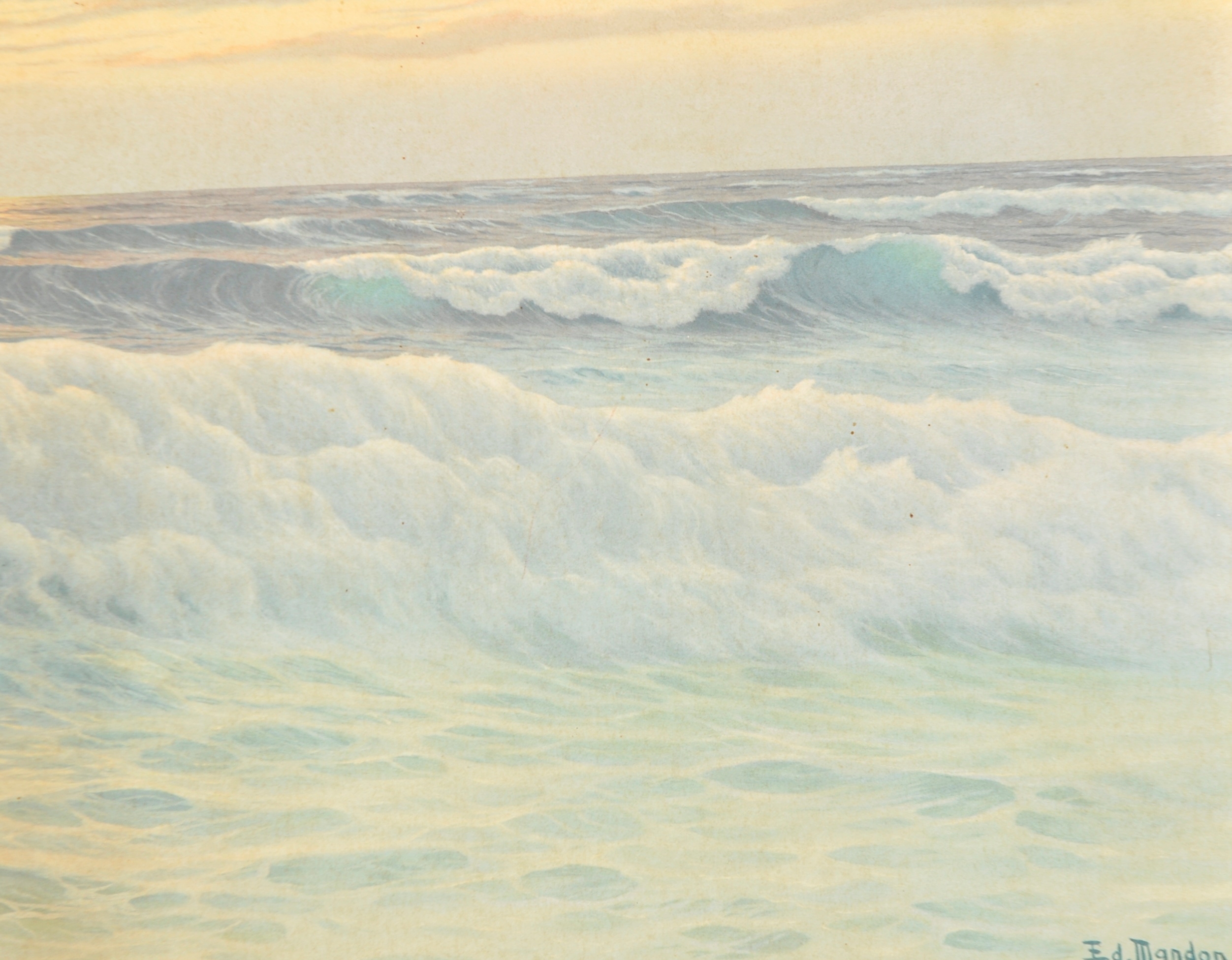 Edouard Mandon | Tumbling Waves | MutualArt