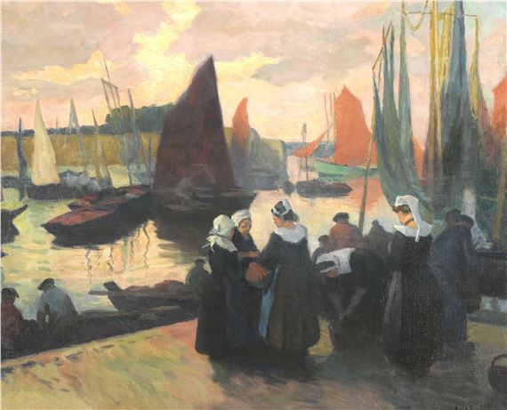 Paul André Jean Eschbach | Le port de Concarneau | MutualArt
