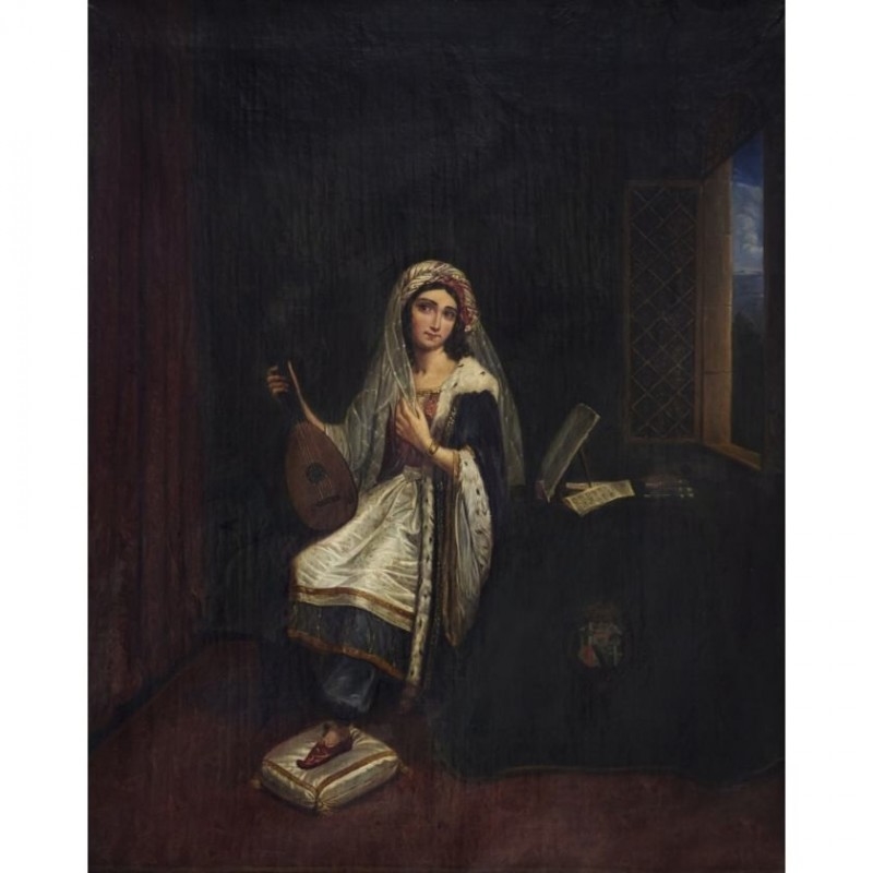 Orientalist School, 19th Century | MOORISH PRINCESS (1968) | MutualArt