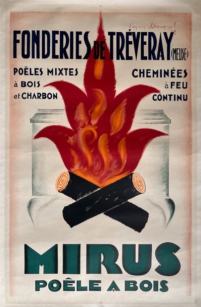 Charles Loupot | Mirus Wood stove (1928) | MutualArt