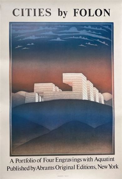 Jean-Michel Folon | Cities by Folon (1982) | MutualArt