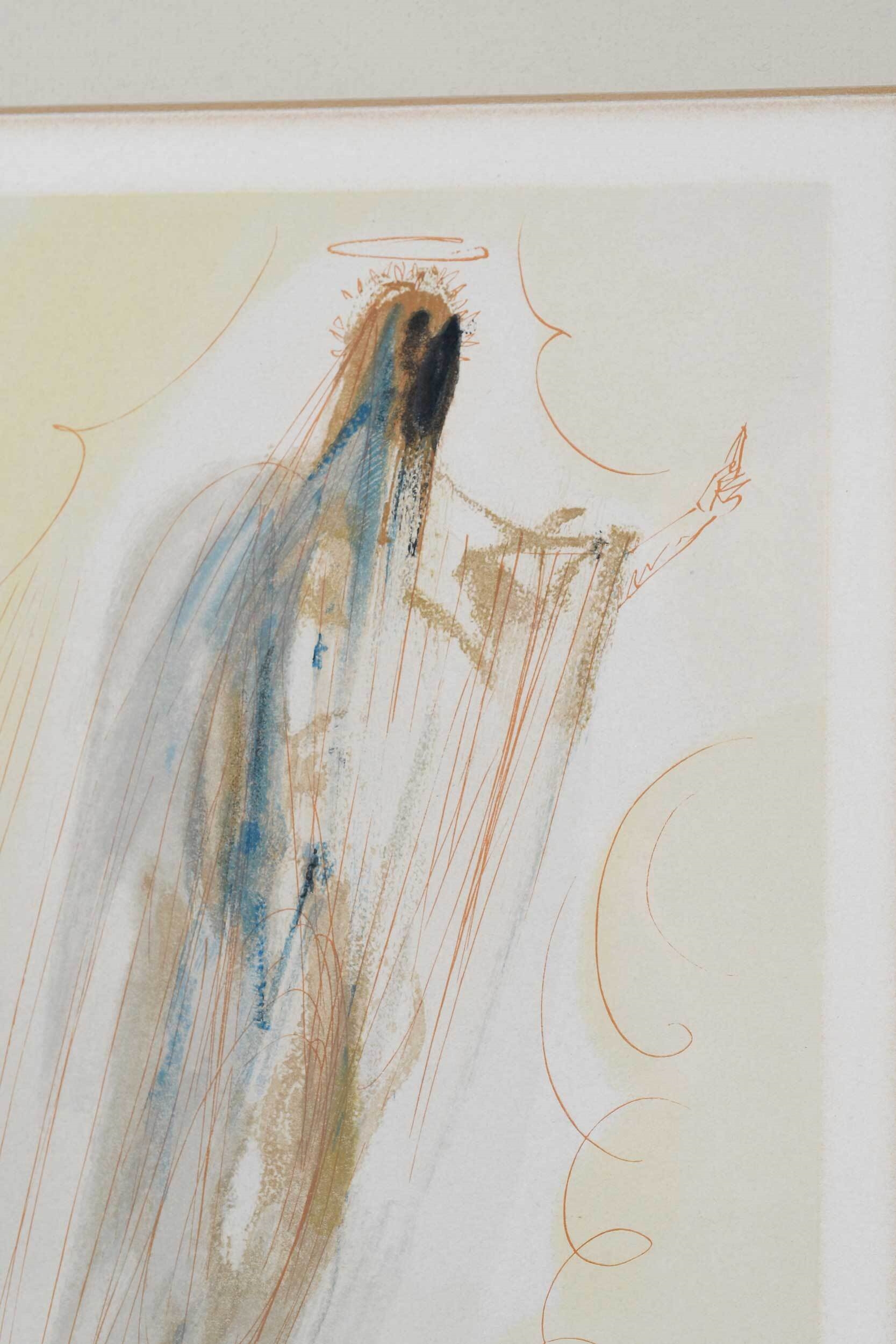 Salvador Dalí | Paradise Canto 29: The Creation of Angels; Melting ...