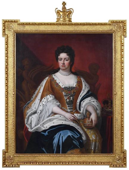 Kneller Godfrey | Portrait of Queen Anne | Artwork performance at ...