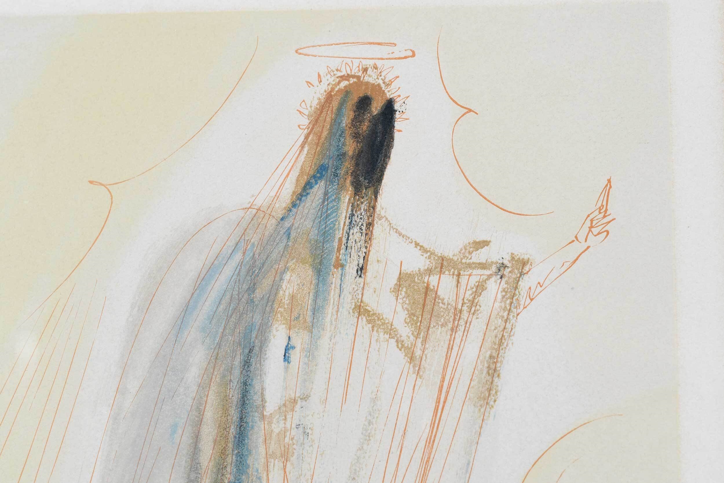 Salvador Dalí | Paradise Canto 29: The Creation of Angels; Melting ...