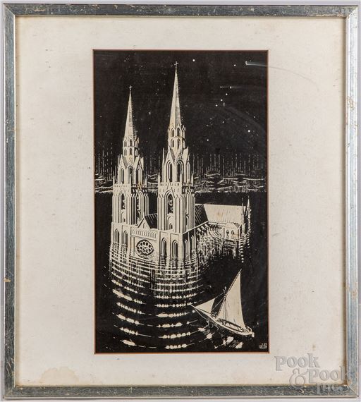 Maurits Cornelis Escher | Still life with Mirror, The Drowned Cathedral ...