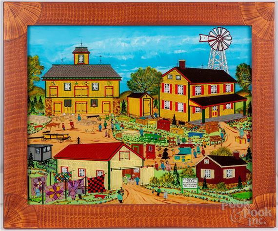 David W. Gottshall | an auction scene | MutualArt