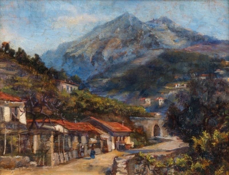 Dora Meeson | MOUNTAIN VILLAGE, THE BERCEAU | MutualArt