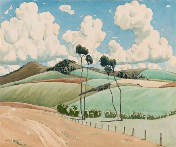 Kenneth MacQueen | THE BUSH TRACK (Circa 1927) | MutualArt