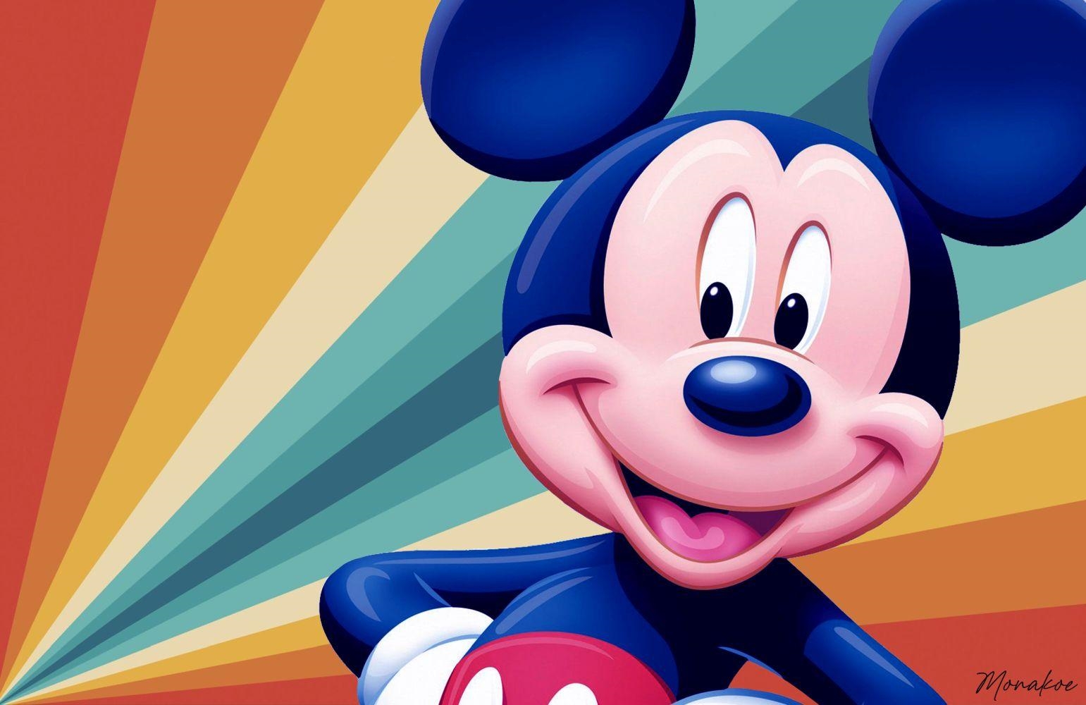 Mickey Mouse Rainbow Rainbow Mickey Mouse Etsy UK