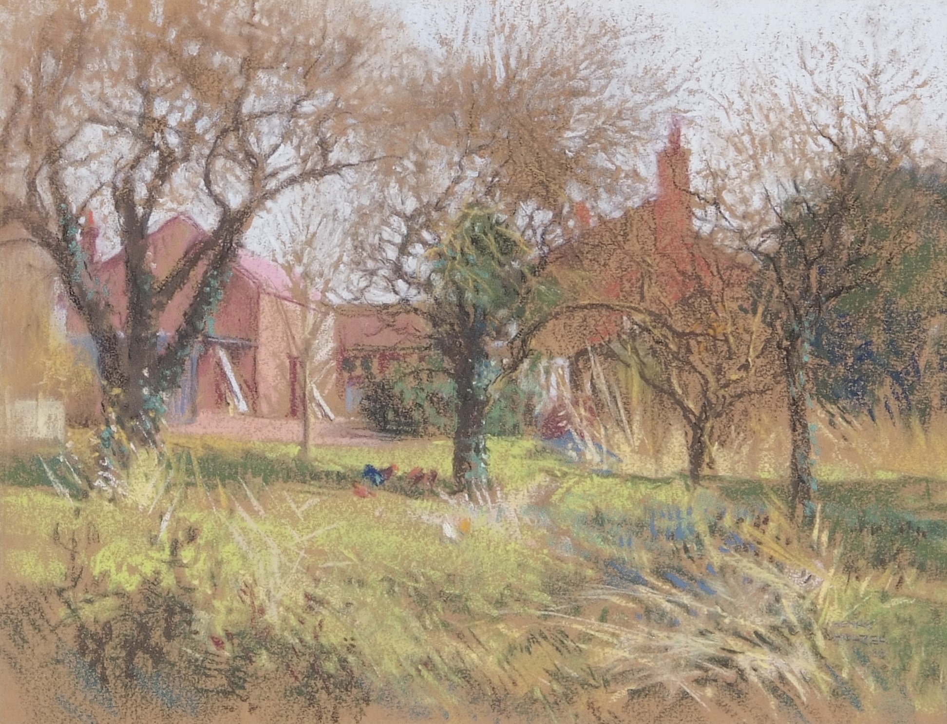 Henry Holzer | The Rooster at Hill Farm House | MutualArt