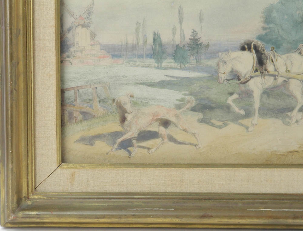 Alfred Charles Conrade | carriage with figure | MutualArt