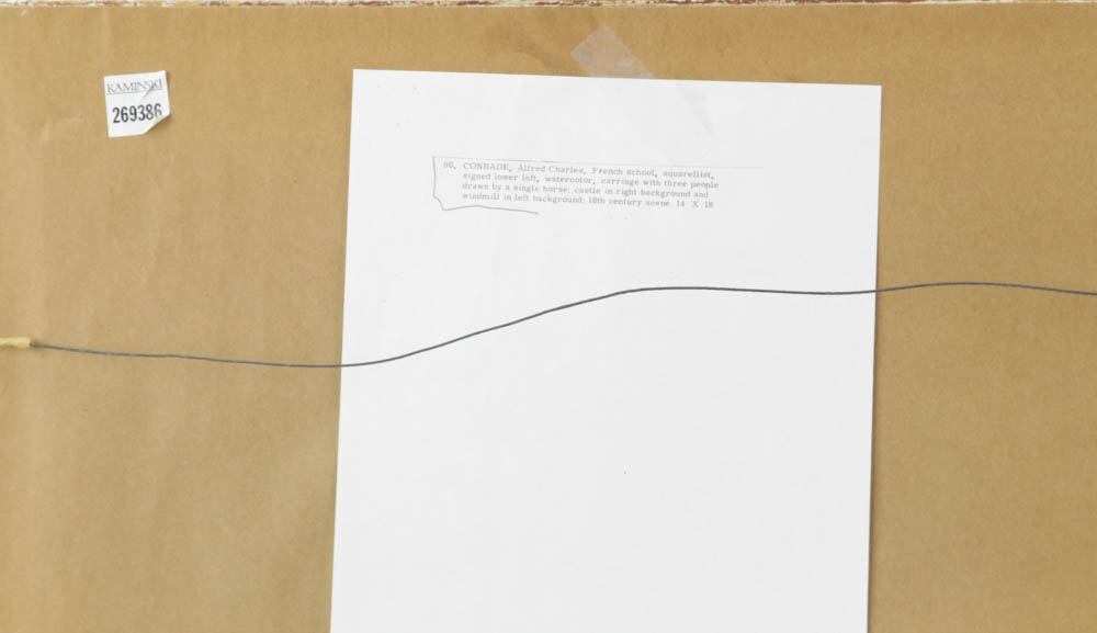 Alfred Charles Conrade | carriage with figure | MutualArt