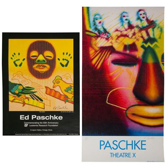 Ed Paschke | Theater X; Two Birds (1989) | MutualArt