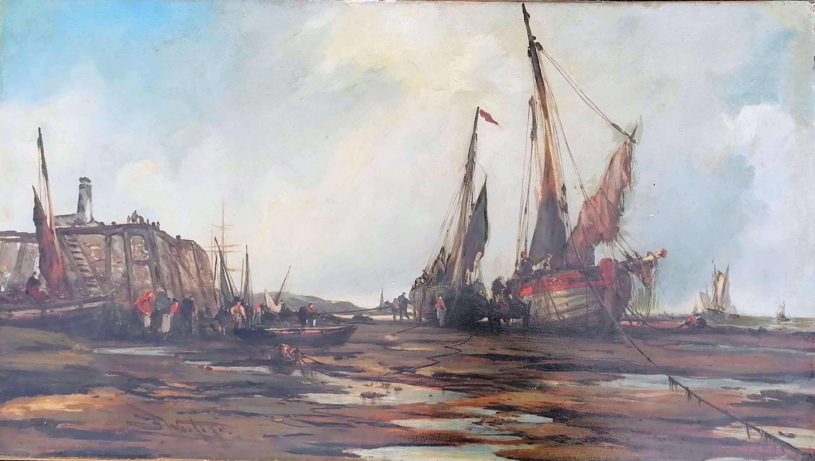 Frank Wasley | FISHING BOATS, WHITBY | MutualArt