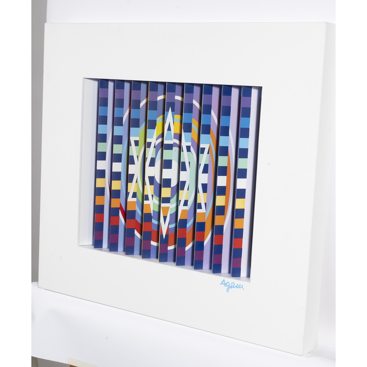 Yaacov Agam | Rainbow Visual Prayer (2008) | MutualArt