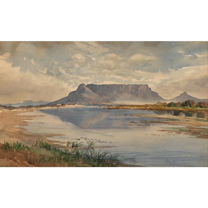 Edith Frances Mary Struben | View of Table Mountain | MutualArt