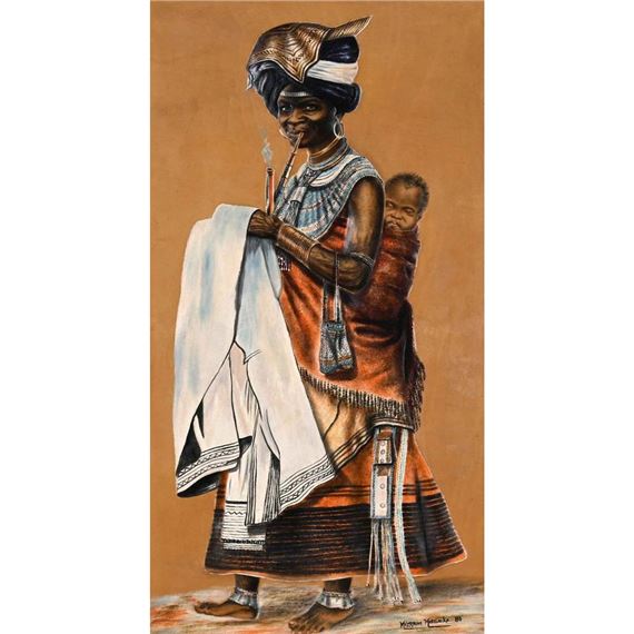 Mizraem Maseko | Xhosa Mother and Child of the Qcaleka Clan Near Umtata ...