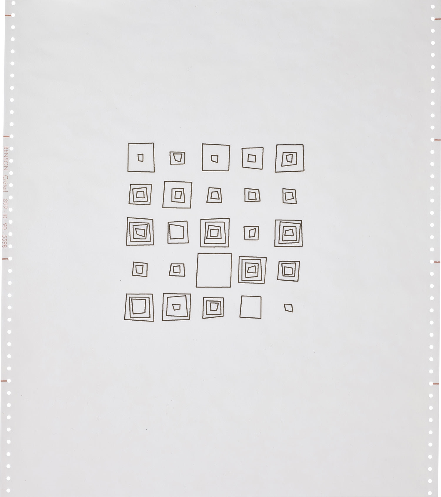 Vera Molnár | (Des)ordres | MutualArt