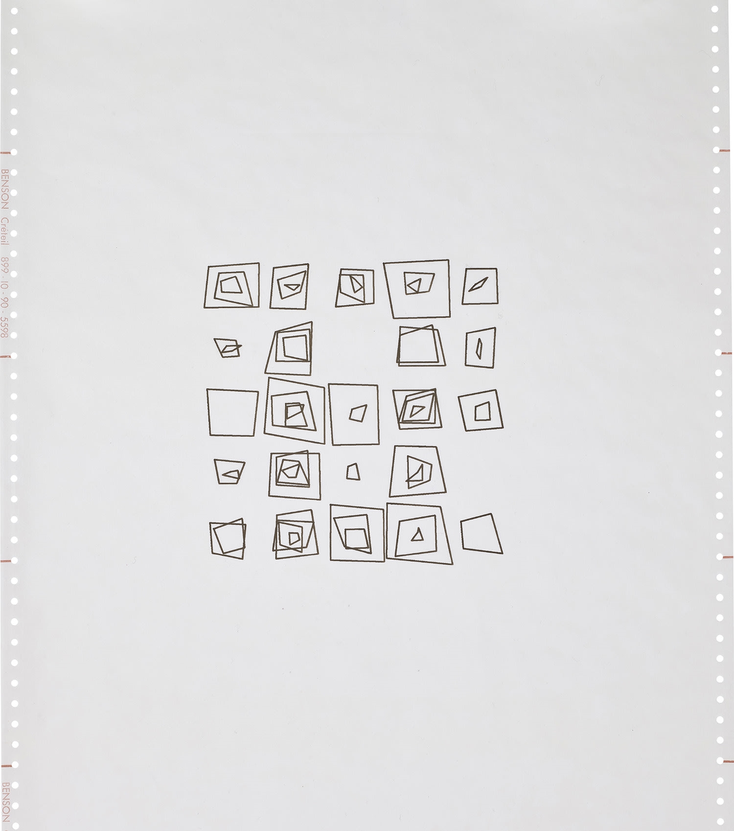 Vera Molnár | (Des)ordres | MutualArt