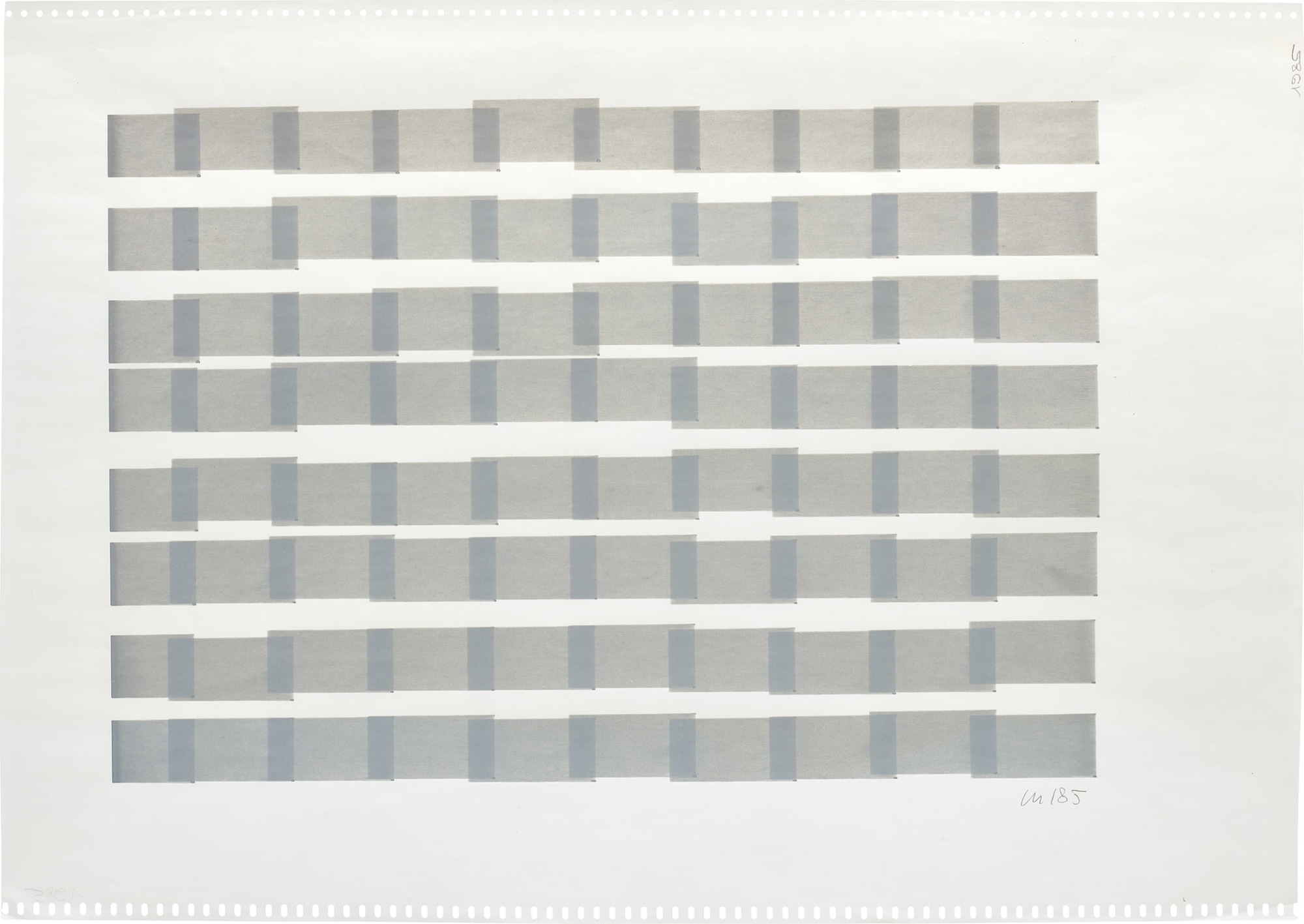 Vera Molnar | 8 Colonnes | MutualArt