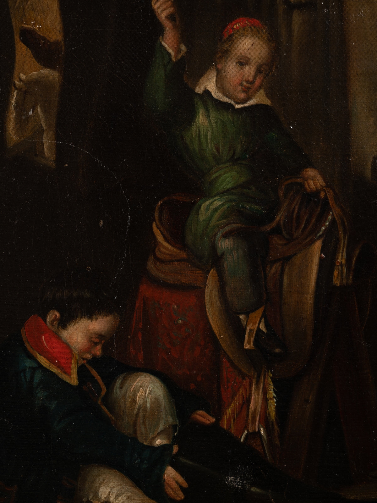 Jan Steen | Three Children Playing | MutualArt