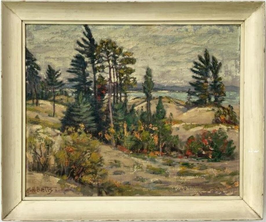 Harold Harrington Betts | An Older oil painting depicting a landscape ...