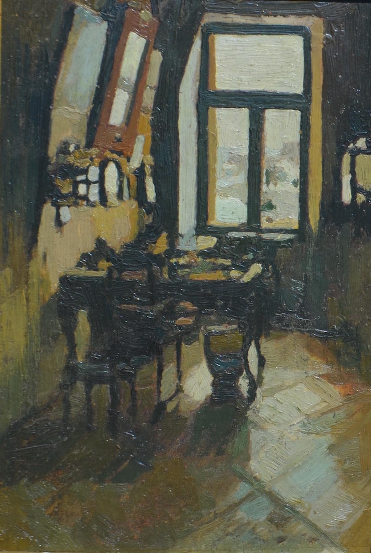 Petro Oleksiiovych‏ Levchenko | Ketch to famous painting The corner of ...