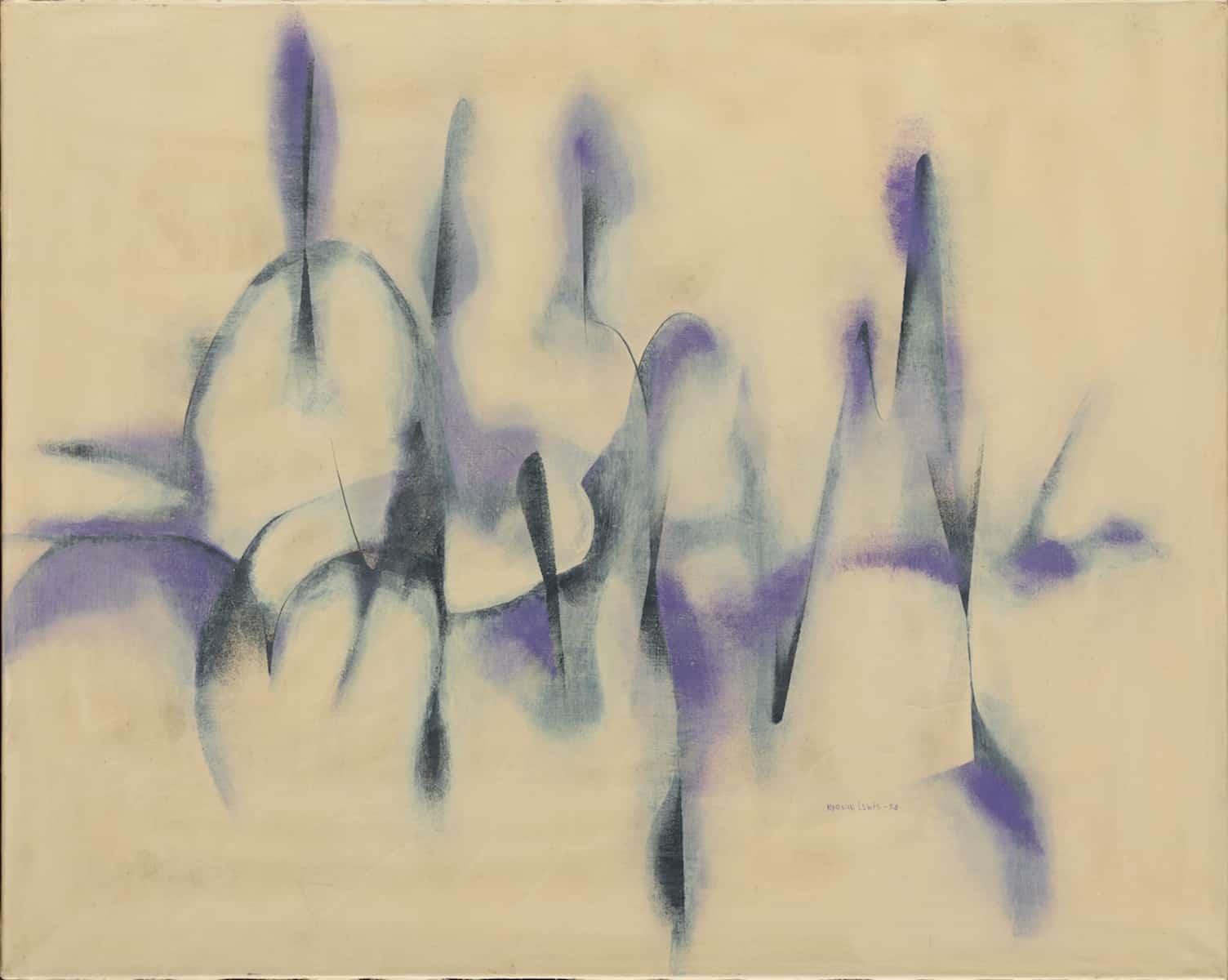 Norman Lewis | Untitled (Circular Procession of Figures) (1953) | MutualArt