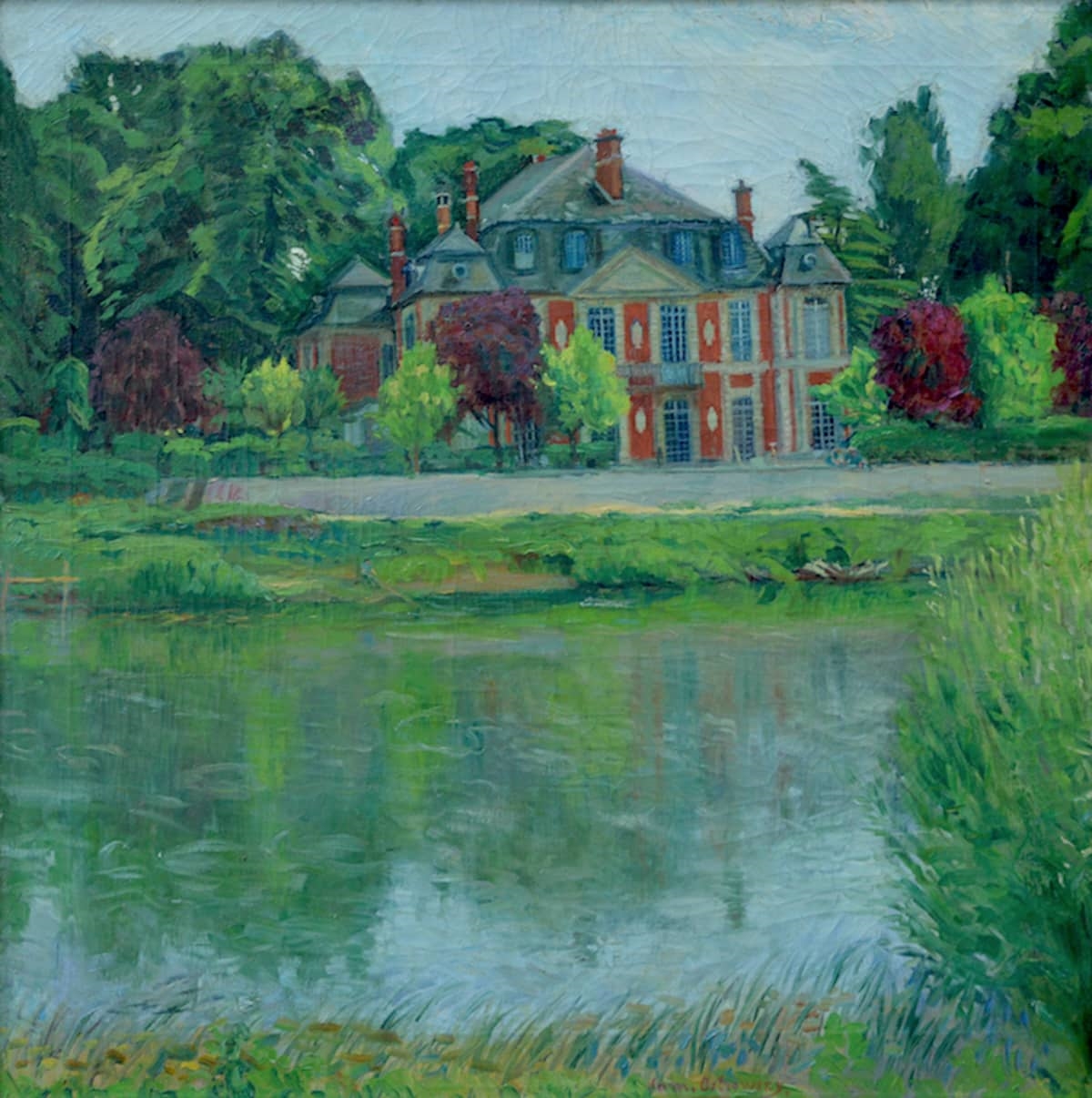 Sam Ostrowsky | The old castle on Marna (Early 20th Century) | MutualArt