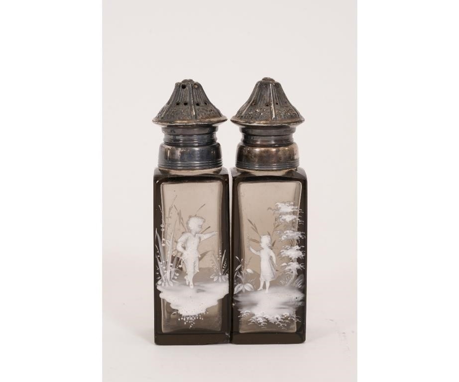Mary Gregory | Salt/pepper shakers (Late 19) | MutualArt