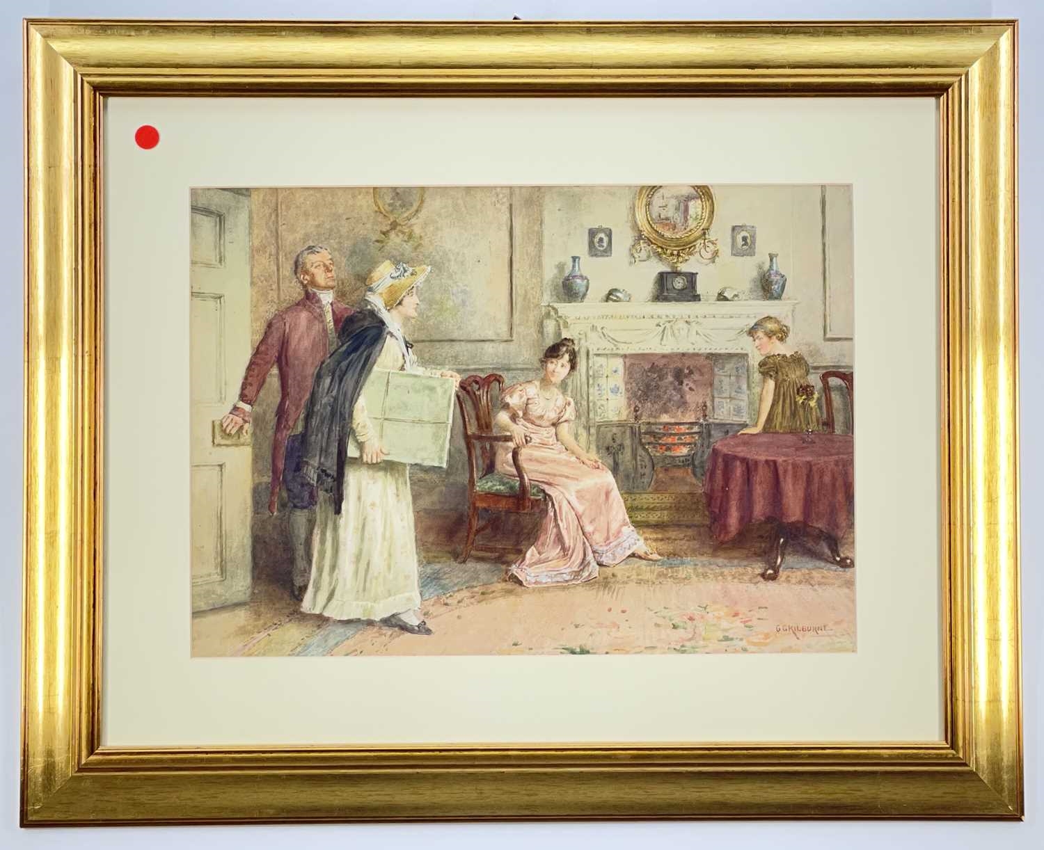 George Goodwin Kilburne | The Parcel | MutualArt